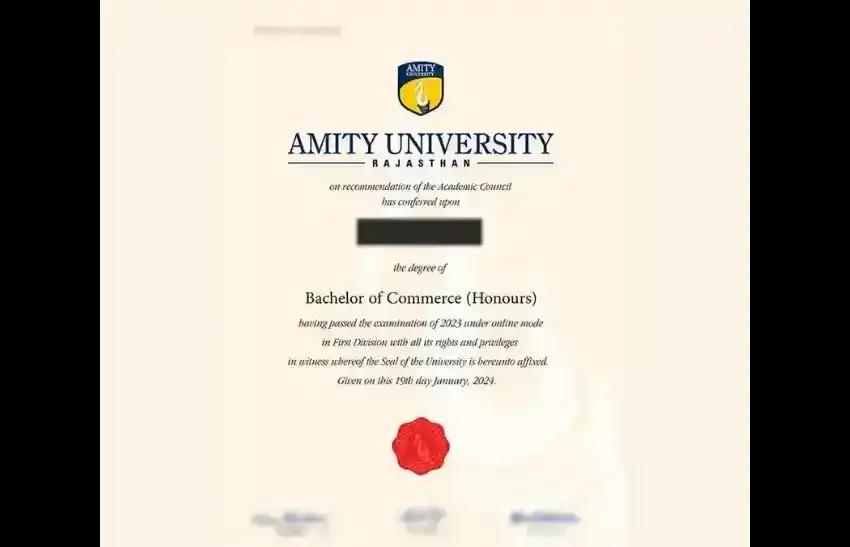 B.Com (Honours) Online Degree | Amity Online