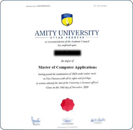 MCA with Specialization in Machine Learning | Amity Online