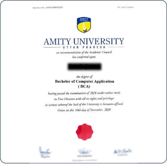 Bachelor of Computer Application Online Degree| Amity online
